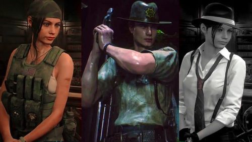 『バイオハザードRE:2』DLCコスチューム「レオン・ARKLAY SHERIFF」「クレア・MILITARY / NOIR」紹介映像が公開 ...